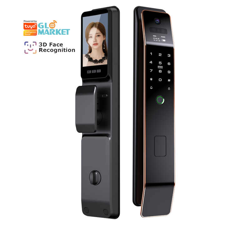 Glomarket 3D Face Recognition Door Lock - Smart & Secure