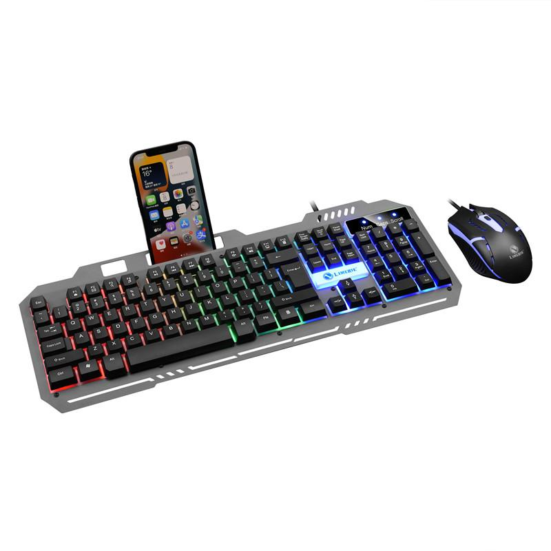 Stylish led backlit keyboard with exclusive phone holder waterproof ...