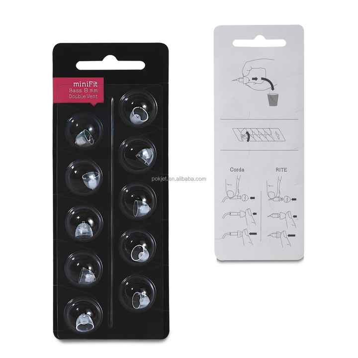 Oticon hearing aid Power Domes 6mm Pack of 10 Closed Open Fit Vented ...