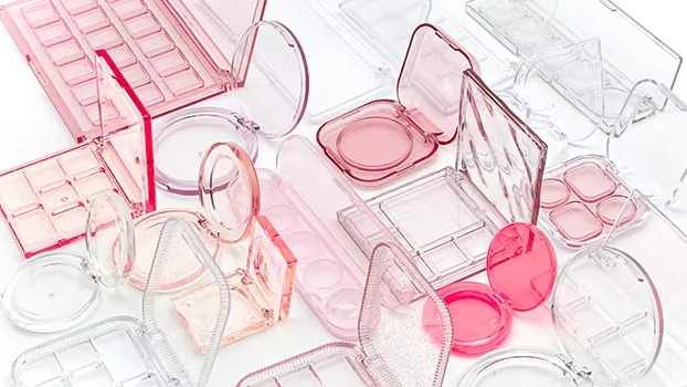 Transparent Cosmetic Packaging - Custom Logo Blush Eyeshadow Palette