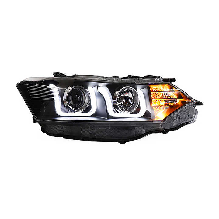 Car Lights for Toyota Vios 2013-2016 LED Headlight Projector Lens Head ...