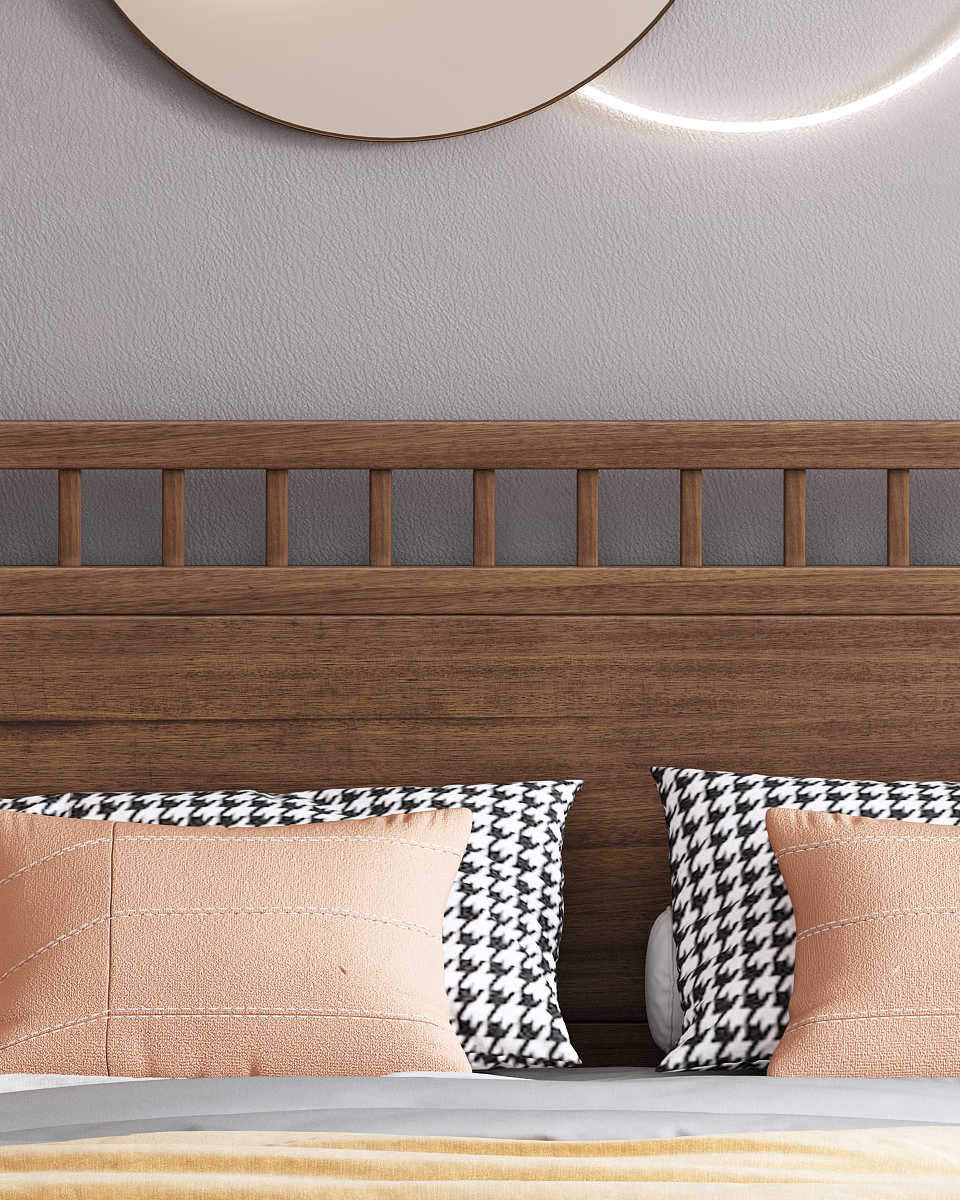 Upgrade Your Bedroom with Stylish simple pillar bed design for Maximum ...