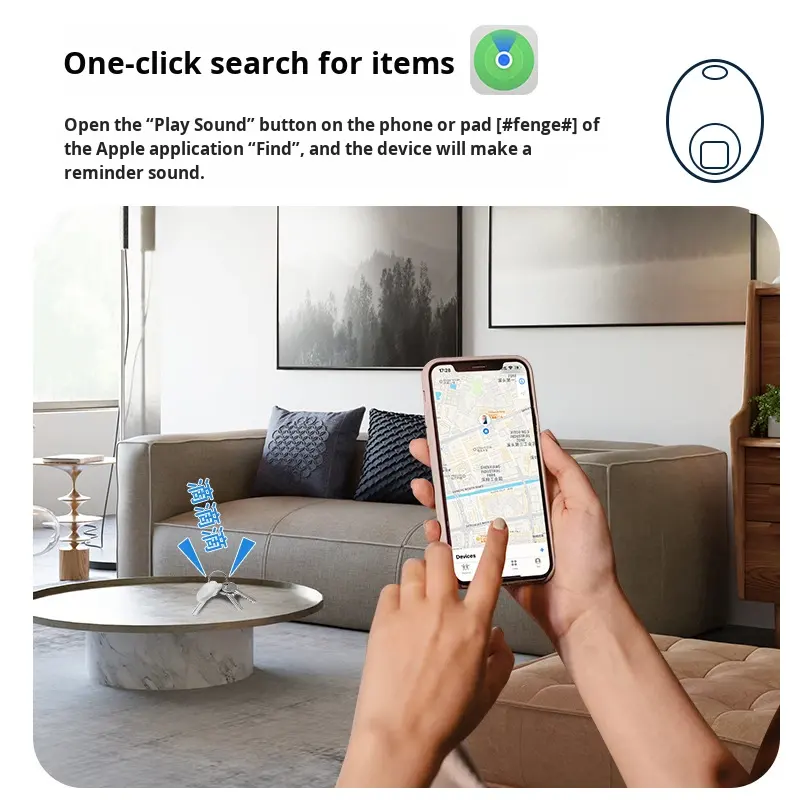 Find My Apple 4G GPS Bluetooth Pet Tracker & Smart Anti-Loss Locator ...