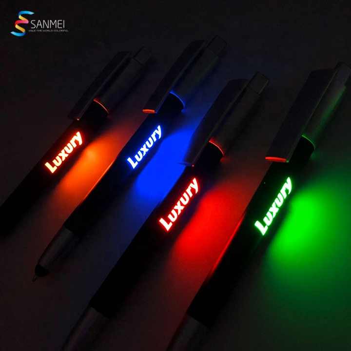 Customized Laser Logo Pen - Light up Promotional Pen