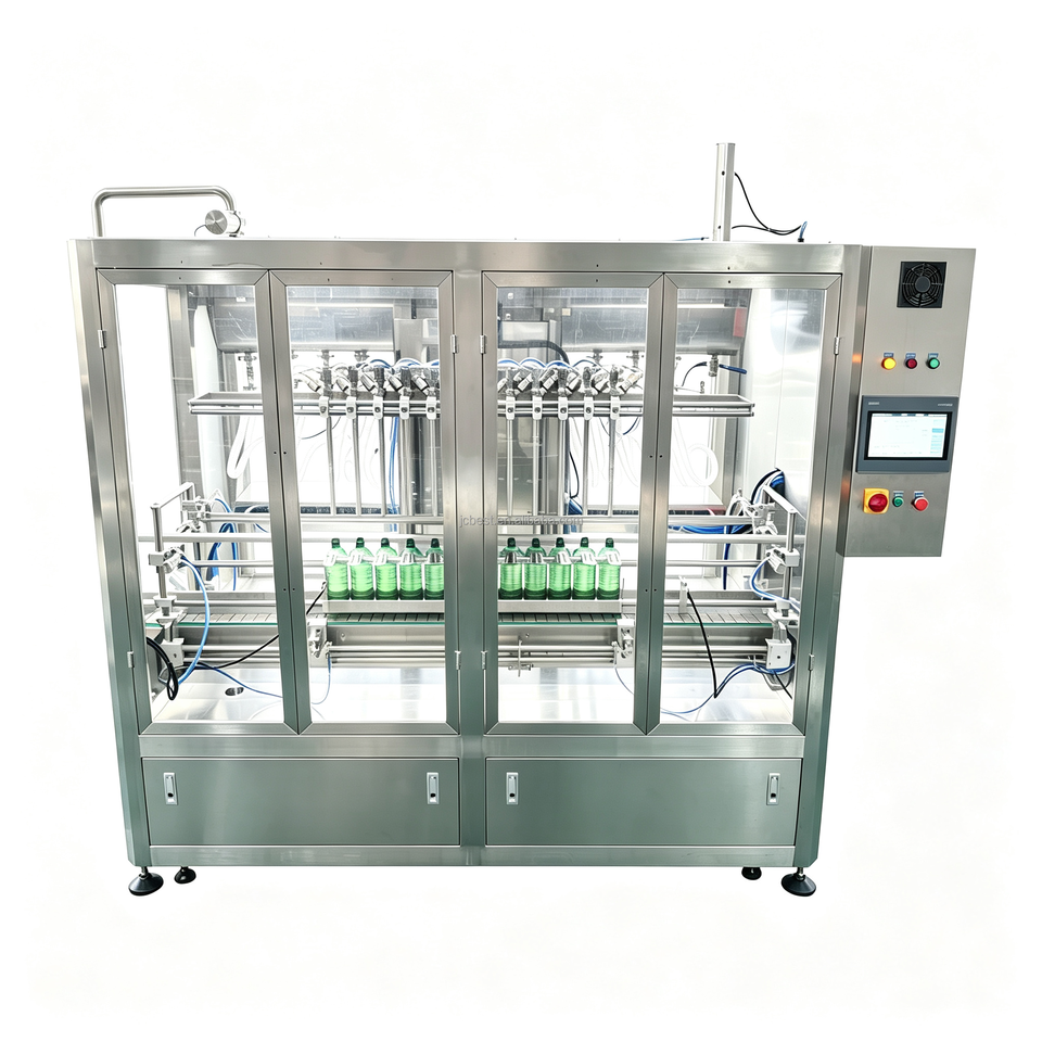 Fully Automatic Multi Head Liquid Filling Machine Anti Drip Design For ...
