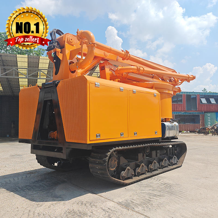 Truck Mounted Concrete Boom Pump Remote Control 22M Concrete Boom Pump ...