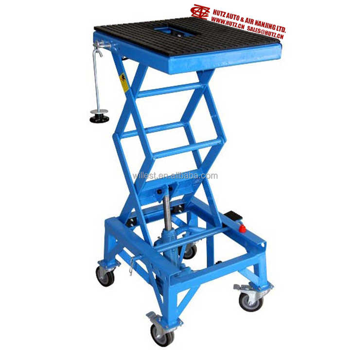 Hydraulic Motorcycle Lift Jack HUTZ 300 Lbs - Foot Operated