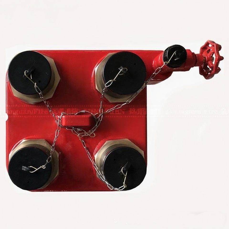 4-inch Brass BS3360 Flange Water Collector for Firefighting