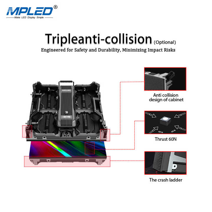 Naked Eye 3d matrix Muen Led Display Mechanical Billboard Advertising ...
