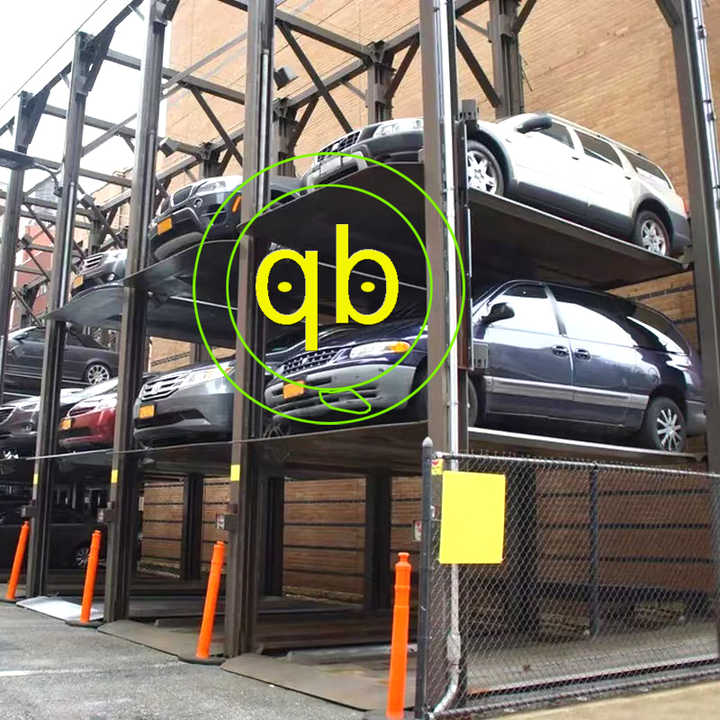 Smart 4 Post 4 Platforms Car Stacker Parking Lift Hydraulic Car Parking ...