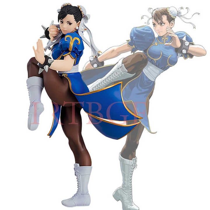 18CM Chun-Li Figure - Street Fighter Anime Toy Collection
