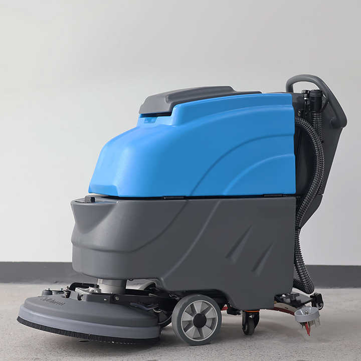 60L Walk Behind Industrial Floor Scrubber Machine Battery Operated ...