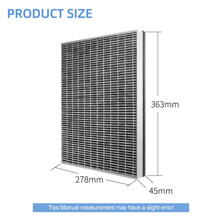 Replacement Hepa Filter for Philips AC4074 ACP017 AC4072 ACP0773 ...