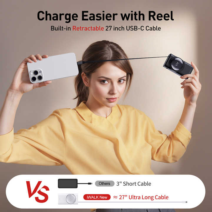 High Capacity 10000mAh Battery Pack PD 30W Fast Charging Power Bank ...
