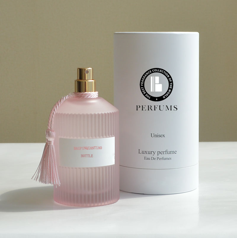 Luxury Pink Round Perfume Bottles - Wholesale & Custom