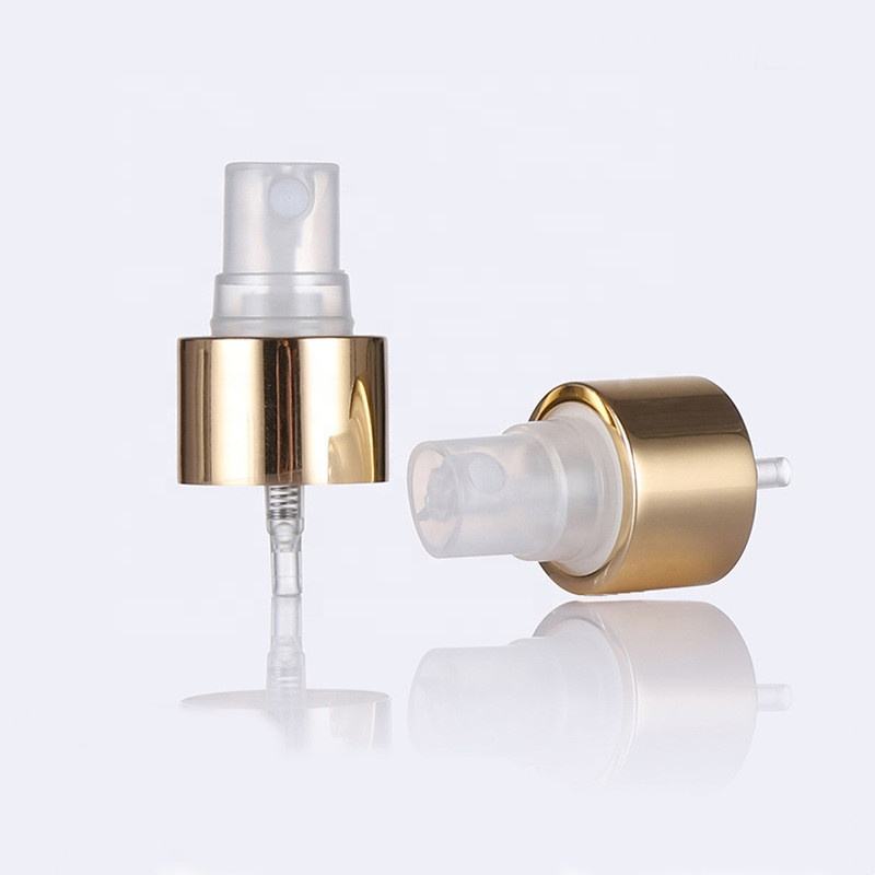 24mm 28mm Shiny Gold Metal Aluminum Fine Mist Perfume Sprayer Pump with ...