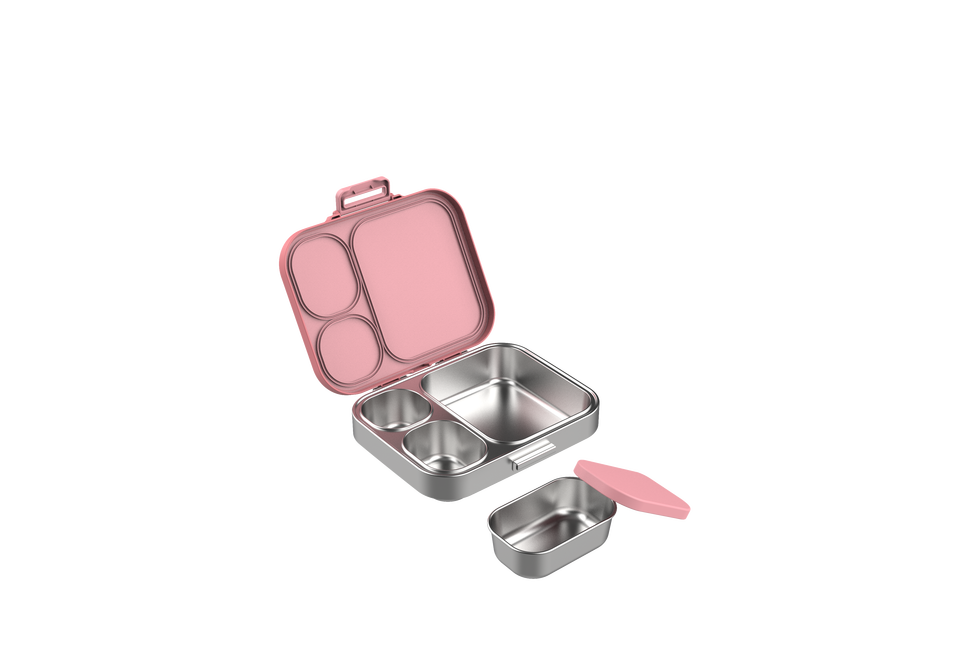 Modern Style Stainless Steel 304 Rectangular Lunch Tiffin Box Microwave ...