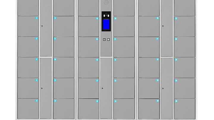 Hot Sale Hotel Smart Lockers Electronic Assembled Touch Screen LED ...