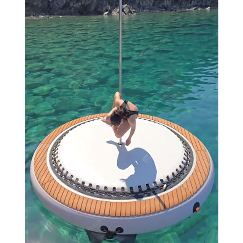 Customized Inflatable Floating Dance Pole Platform Inflatable Water ...