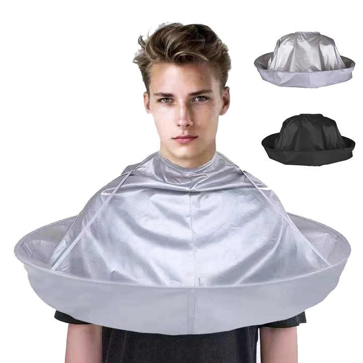 Hair Cutting Cloak - Foldable Salon Barber Cape Wrap