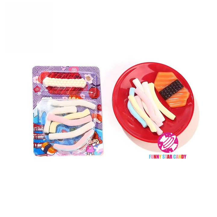 2 in 1 Chinese Snack Halal Sweet Fruit Flavor Marshmallow Colorful ...