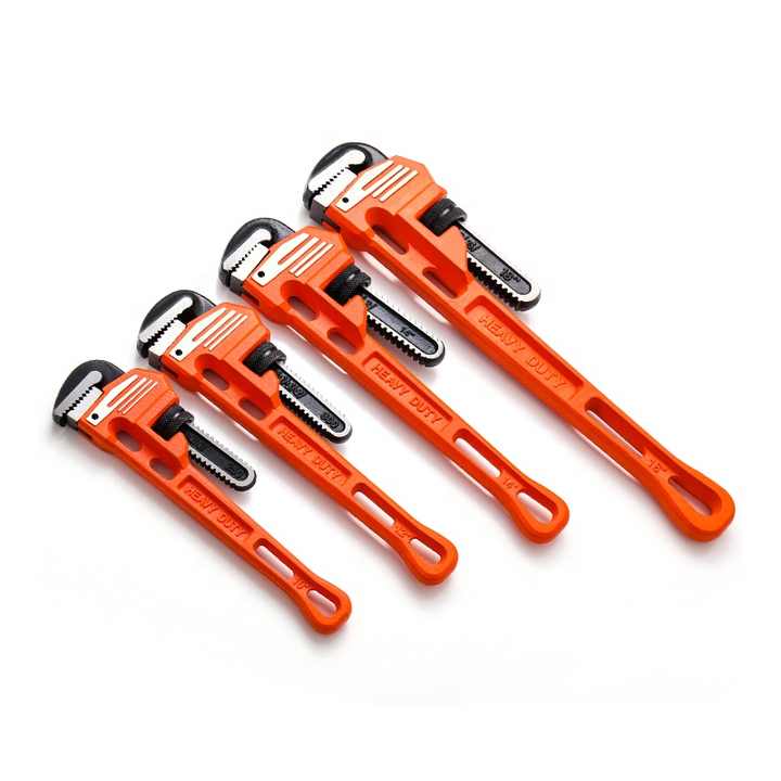 Anti-Slip Plumber Repair Plumbing Tool Pipe Wrench 18 24 36 72 Inch ...