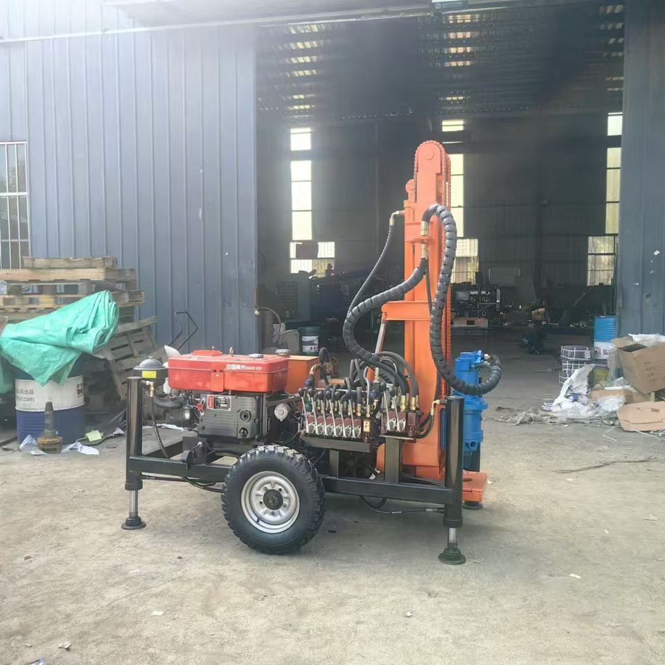 CS160T-M Portable Lightweight Aluminum Water Well Drilling Rig - 160m ...