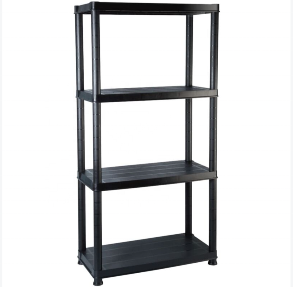 Multi Layer Adjustable Lightweight Plastic Storage Shelves