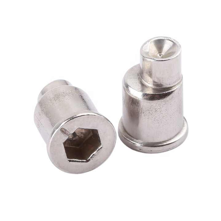 Customization Fasteners Hex Socket Off-center Rivet Stainless Steel ...