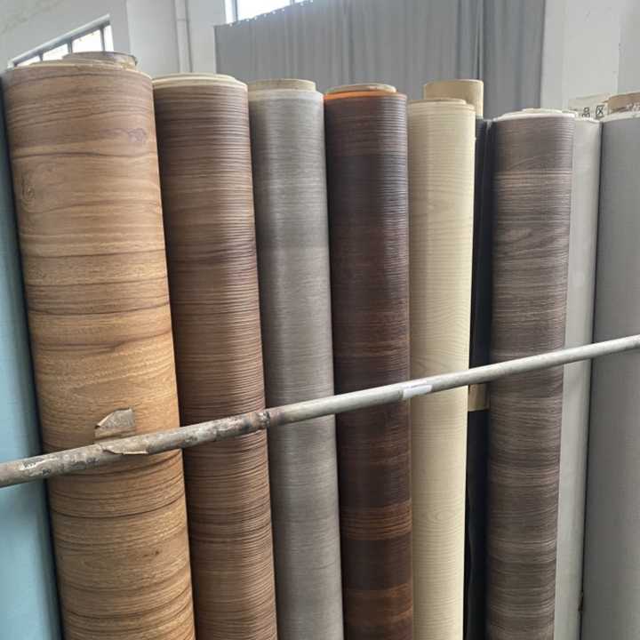 Home Decor Texture Wood Grain PVC Roll Sheet Membran Pvc Film Vacuum ...