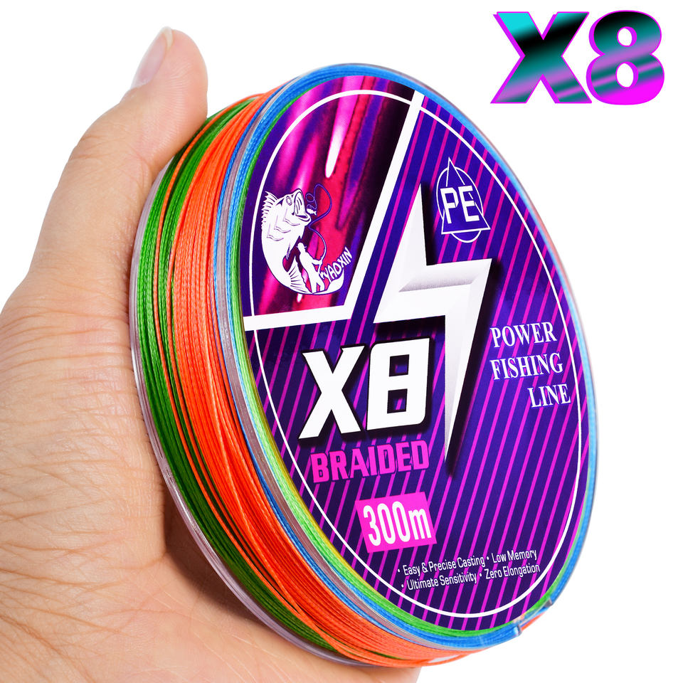 Wholesale 300M Floating Line Multicolor Braided Fishing Line Wear ...