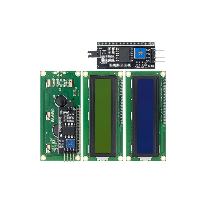 1602A blue screen/green screen blue screen LCD screen blue 5V white ...