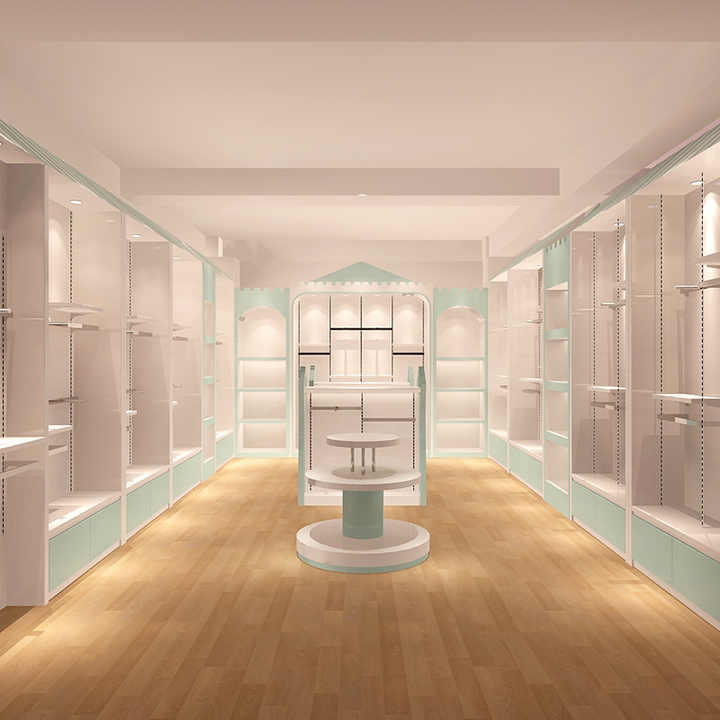 Foshan Baby Clothes Display Cabinet Stand for Shop Showcase