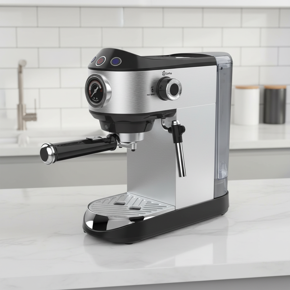Automatic Programmable App Controlled Stainless Steel Espresso Coffee ...