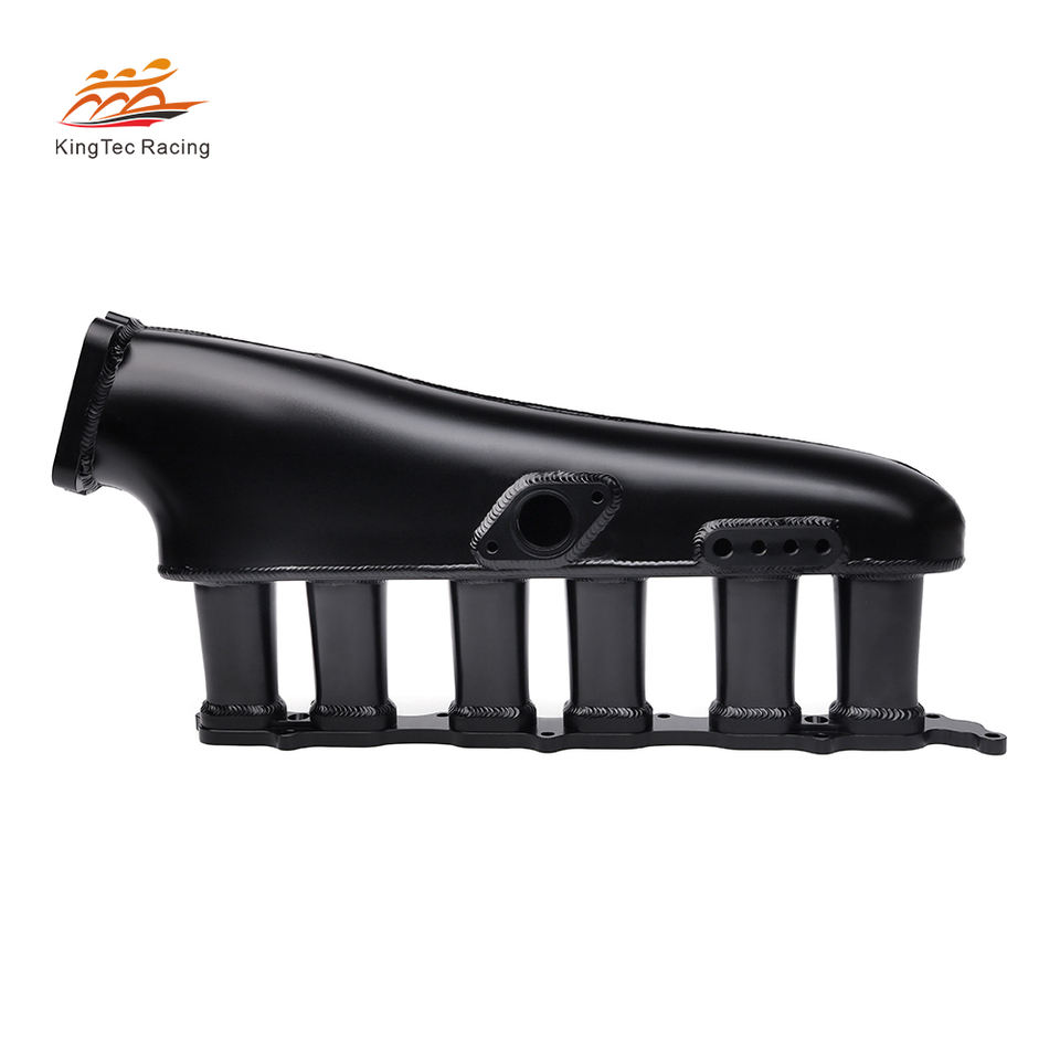 2JZ 2JZ-GTE Billet Intake Manifold+90MM Throttle Body 6 Injector Fuel ...