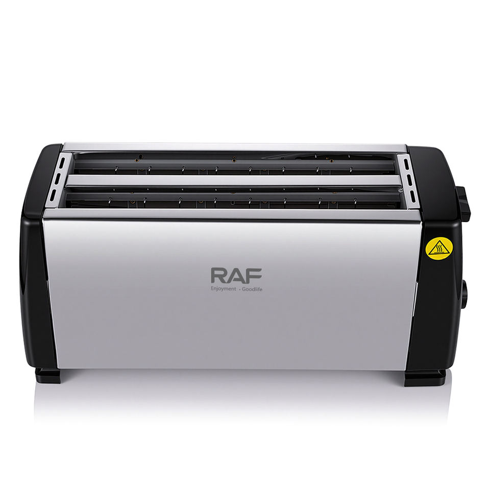 RAF 1300W Four Slice Toaster Stainless Steel Bread Toaster with Double ...