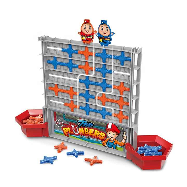 Kids mini cartoon plumber pipe game indoor desktop educational play toy ...