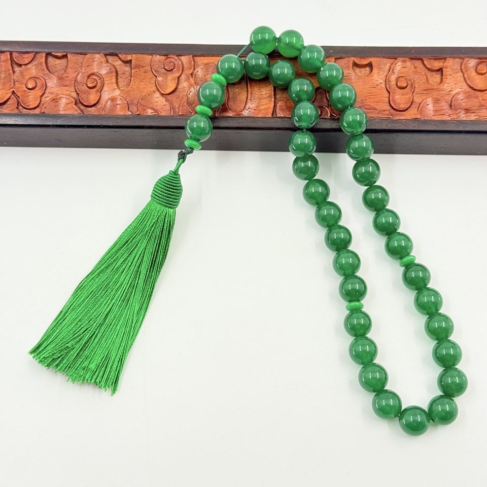 Muslim Prayer Beads 10mm 33 Agate Prayer Beads Arab Swimsuit Islamic ...