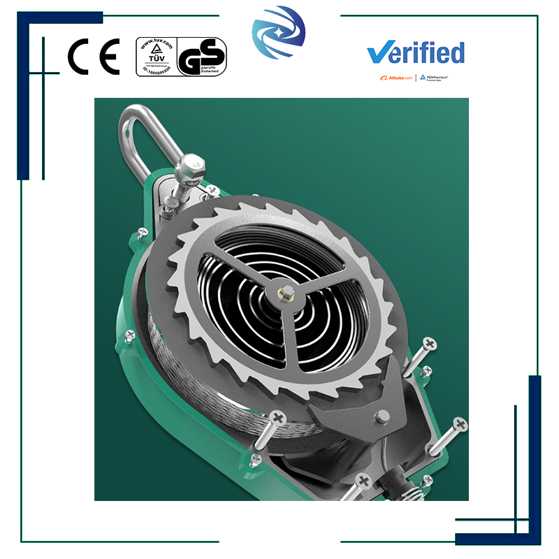 Wire Rope Fall Arrester for Cargo Hoisting Safety with Double Lock ...