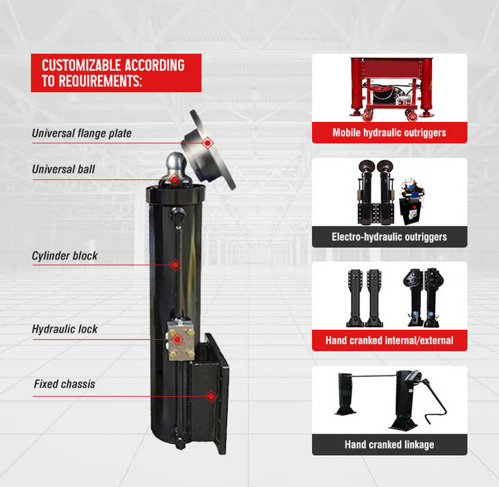 Motorhome Caravan Hydraulic Cylinder Legs with Auto Level
