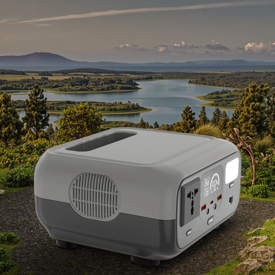 New Arrival Portable 300W Pure Sine Wave Emergency Solar Power Station ...
