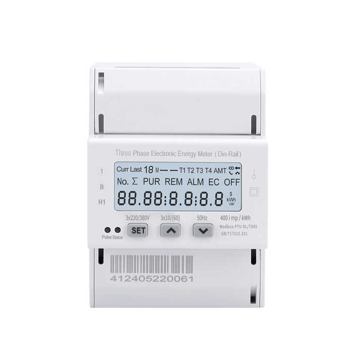Three-phase Electronic Energy KWH Meter with LCD Display
