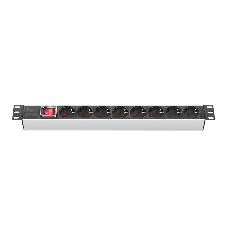 16A Schuko PDU 250V Rack PDU 8 Ports Power Distribution Equipment with ...
