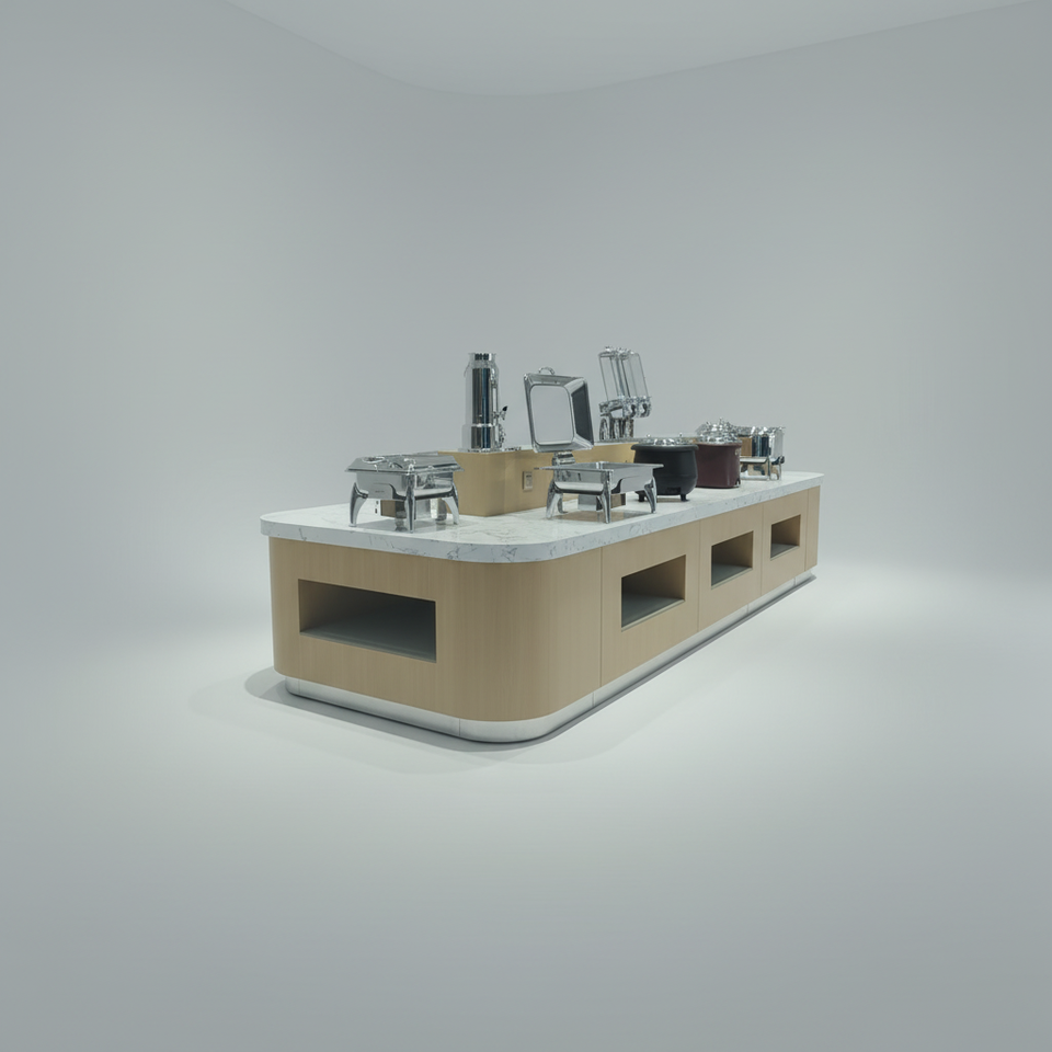 XY Commercial Buffet Tables and Warming Tables for Corporate Cafeterias ...