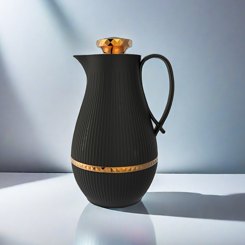 BPA-Free Thermal Jug 1L Luxury Arabian Design Stainless Steel Thermos ...