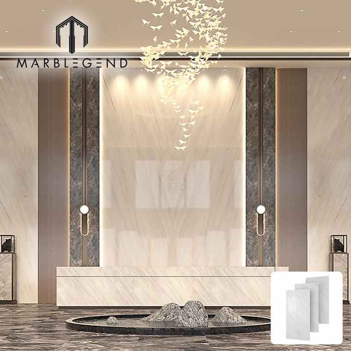 Bespoke Interior White Marble Feature Wall Wholesale Tasso Milan White ...