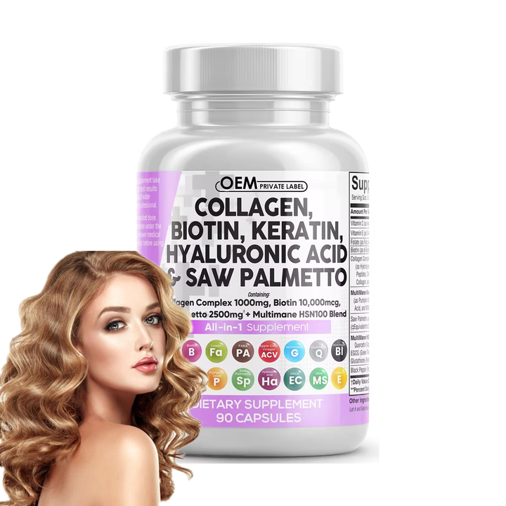 OLLI Collagen Capsules - Hair & Skin Health Vitamins
