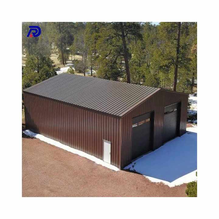 Easy Assemble Steel Car Garage Prefab Metal Carport Building with Self ...