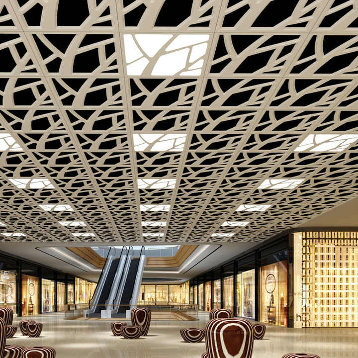 Durable Film Coated Aluminum Ceilings for Commercial Use