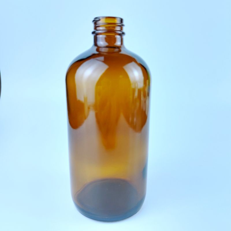 1/2 oz to 32 oz Clear Amber Glass Boston Bottles for Pharmaceuticals ...